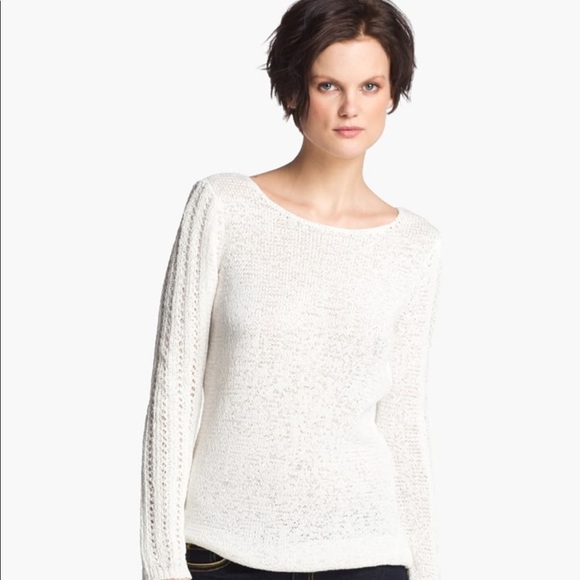 Rachel Zoe | Sweaters | Rachel Zoe Karla Open Stitch Tunic Sweater ...